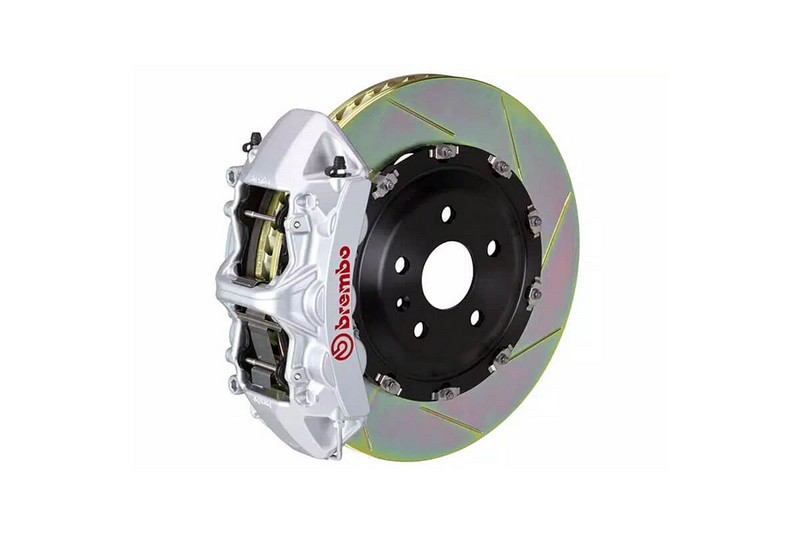 Brembo 4 Piston Brake Kit with Type 1 Slotted Rotors for Ford F150 ...