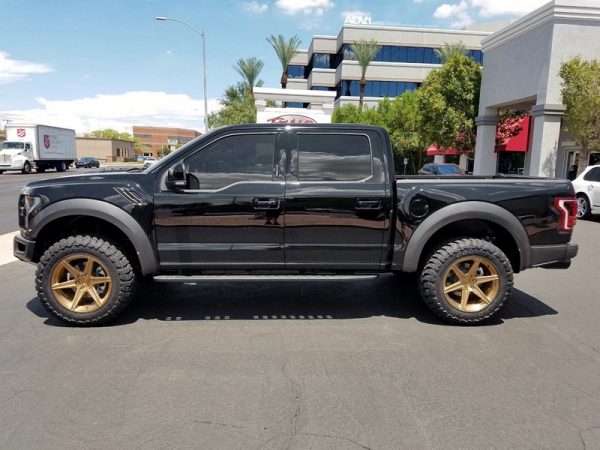 Elevate Your Ford Raptor with ADV6 M.V1 SL Brushed Man Bronze Wheels